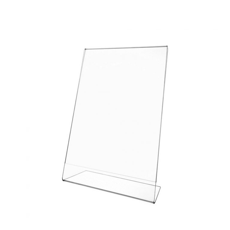 L-Shape Holder (Portrait) - A3 Size | Botak Sign Pte Ltd