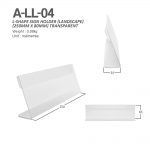 L-Shape Tag Holder (Landscape) | Botak Sign Pte Ltd