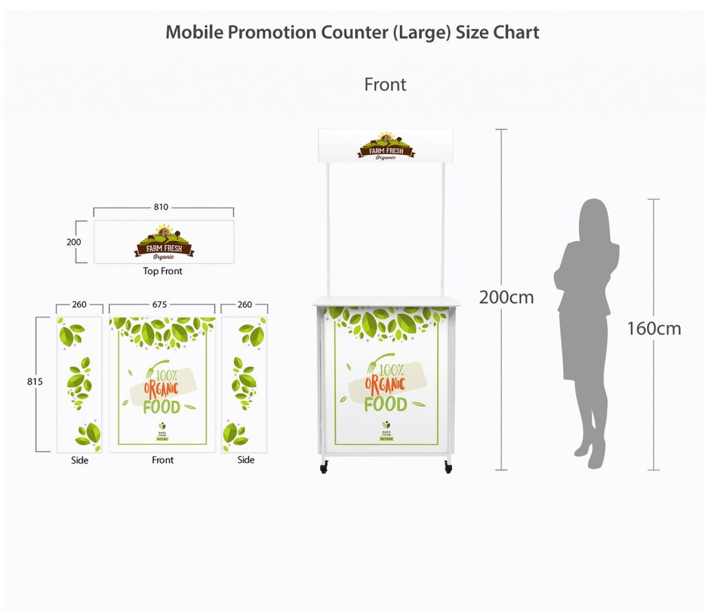 Mobile Promotion Counter (System Only) | Botak Sign Pte Ltd