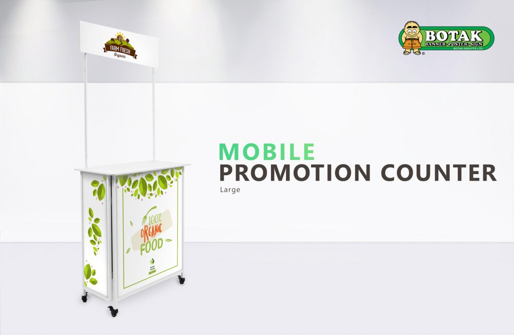 Mobile Promotion Counter (System Only) - Large with Blank Boards ...