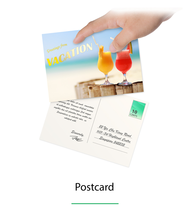 Postcards | Botak Sign Pte Ltd