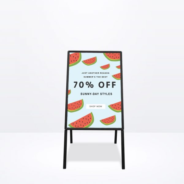 A-Stand with 2 sides Poster Print | Botak Sign Pte Ltd