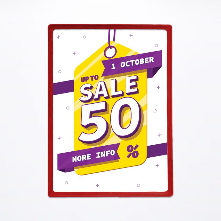 Colour Plastic Frame | Botak Sign Pte Ltd