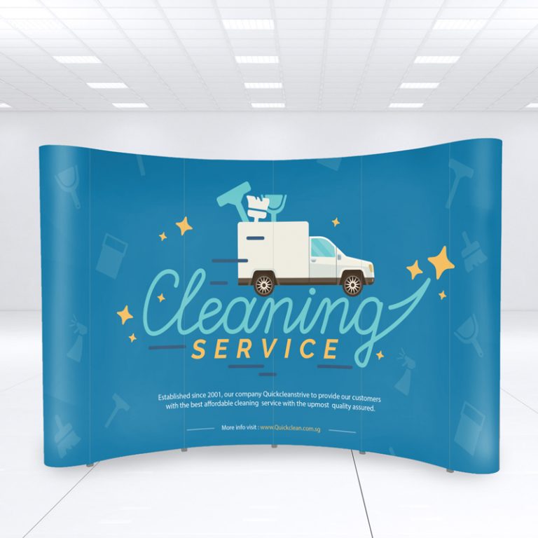 Pop Up Standard Set Curve Botak Sign Pte Ltd