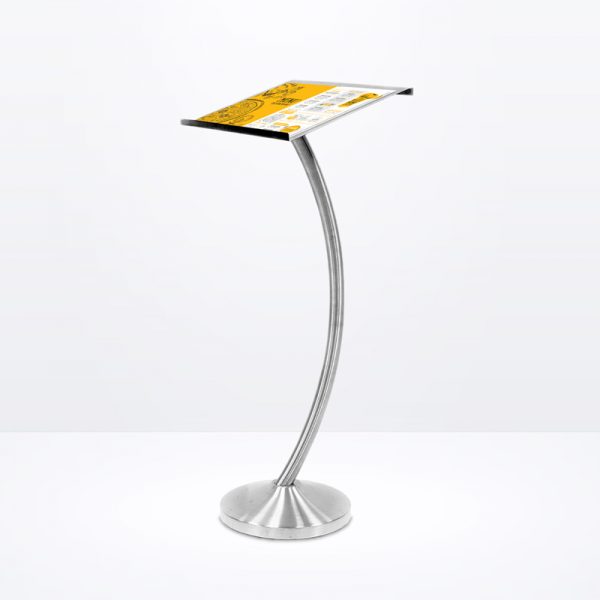 Menu Stand (Stainless Steel) | Botak Sign Pte Ltd