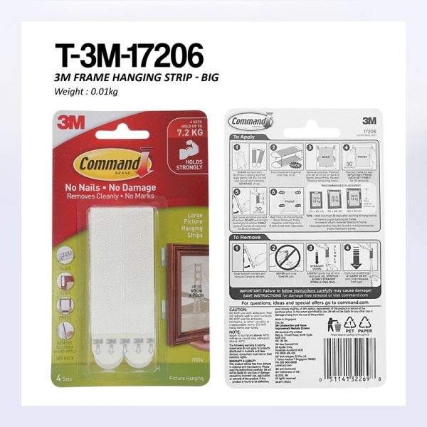 3M Frame Hanging Strip | Botak Sign Pte Ltd