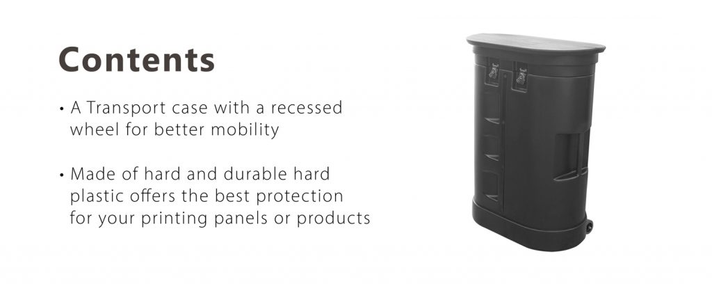 Oval Shape Hard Case (System Only) | Botak Sign Pte Ltd