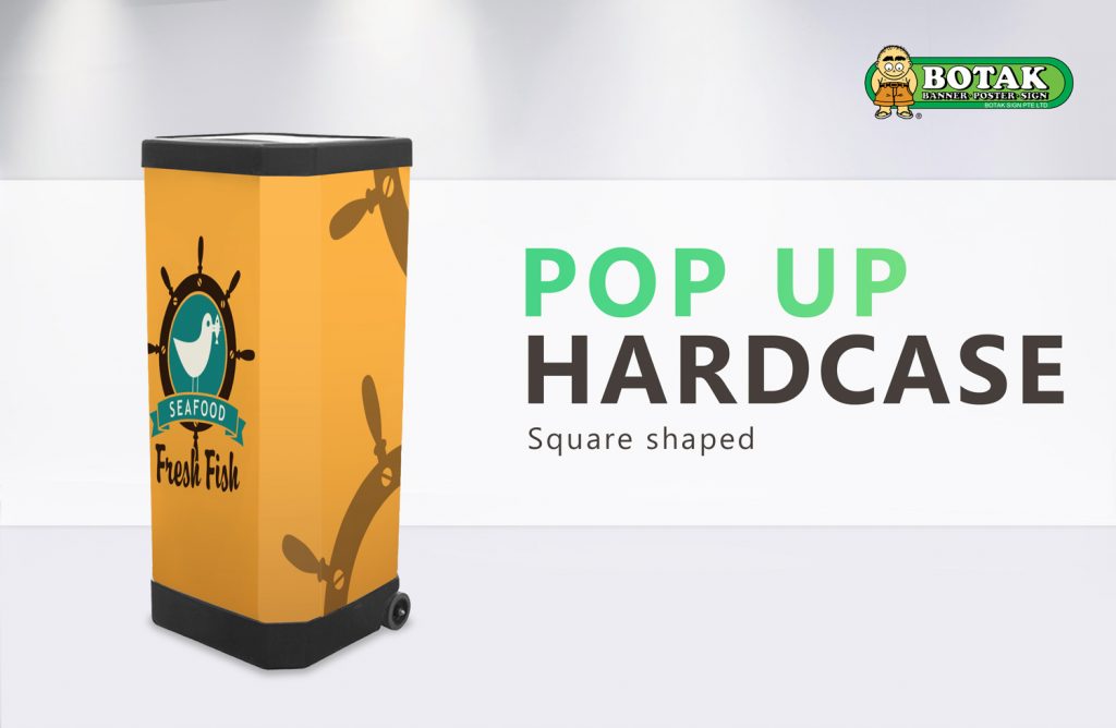 Square Shape Hard Case | Botak Sign Pte Ltd