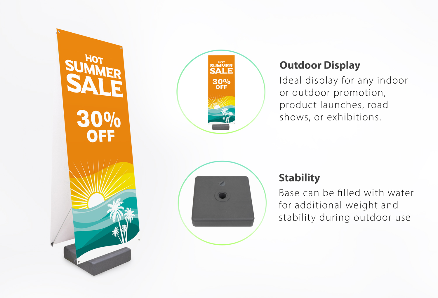 Roti-Box (Single Sided) - 700mm x 1800mm | Botak Sign