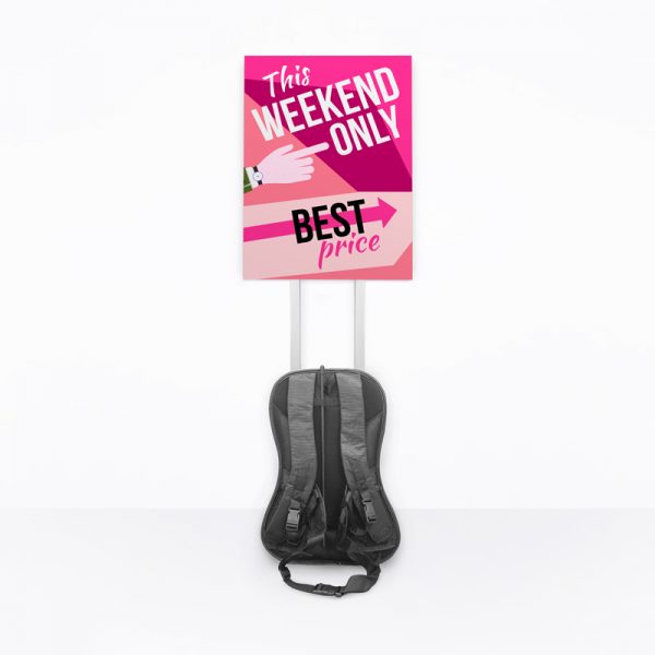 Back Pack Mobile Sign | Botak Sign Pte Ltd