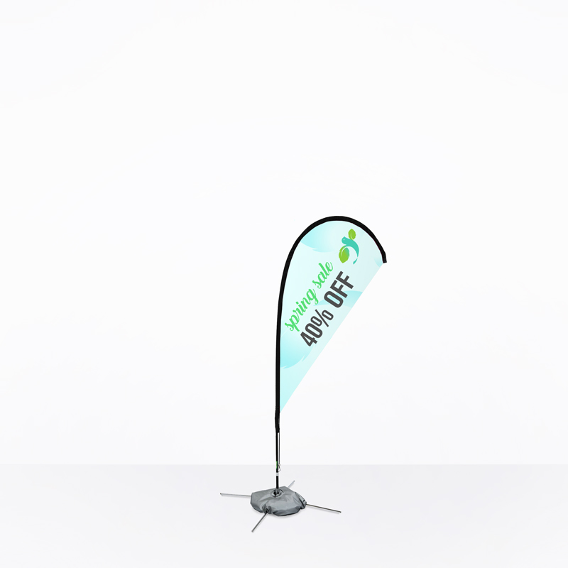 Flying Banner With Water Base (Small) | Botak Sign Pte Ltd