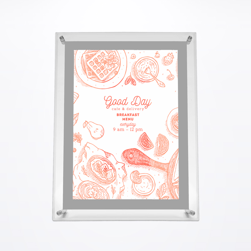 Crystal Light Box - A3 Size | Botak Sign